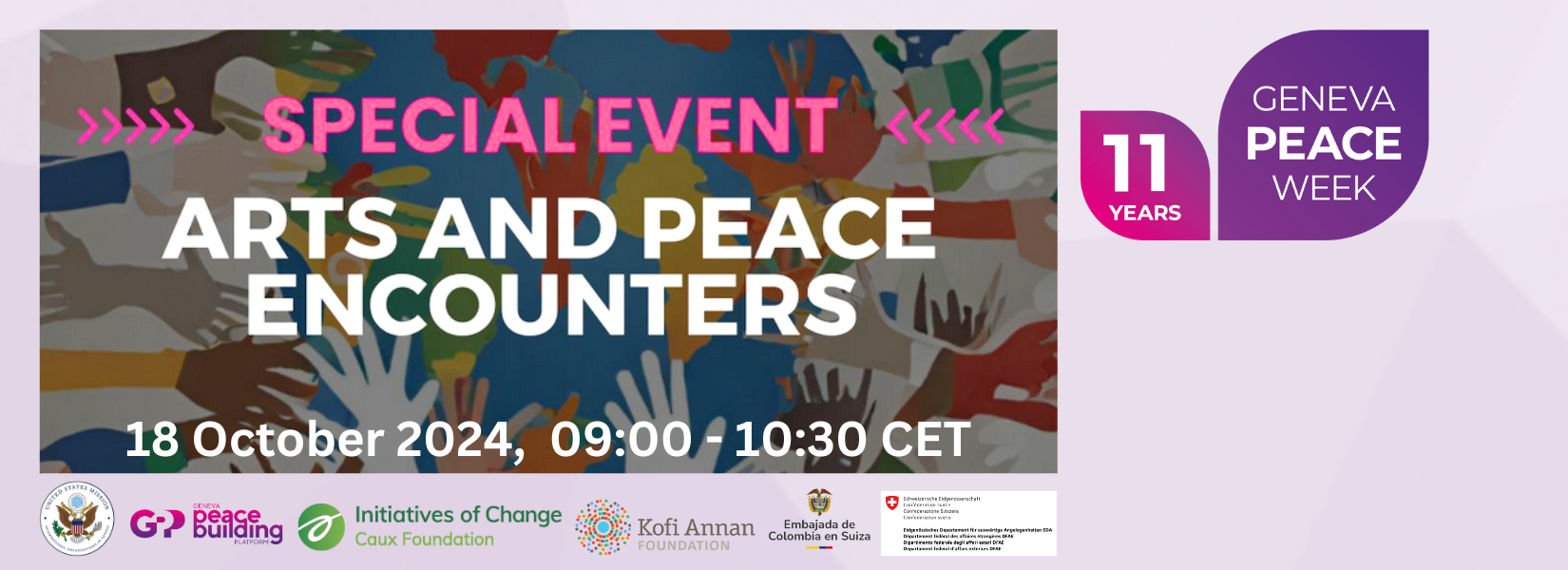 Geneva Peace Week 2024: Arts and Peace Encounters | IofC
